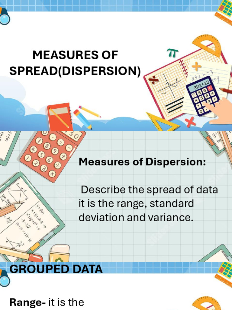 Measures of Spread (Dispersion) | PDF