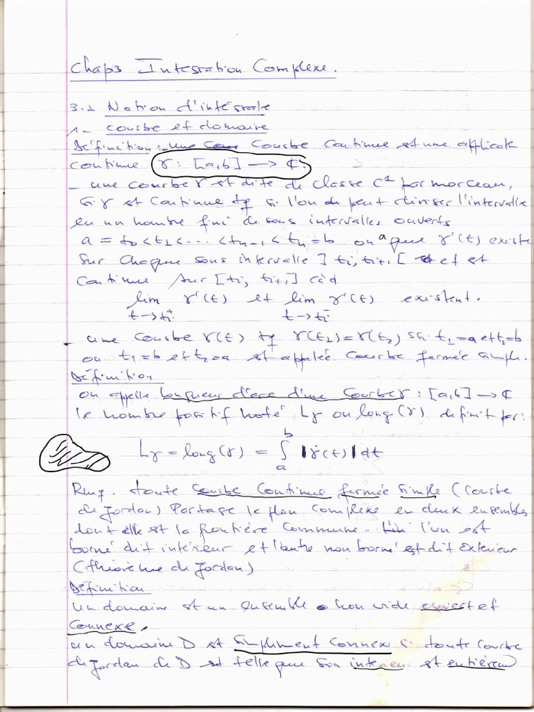 Analyse Complexe 1 | PDF