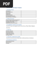 Exception Report Template | PDF | Risk | Document