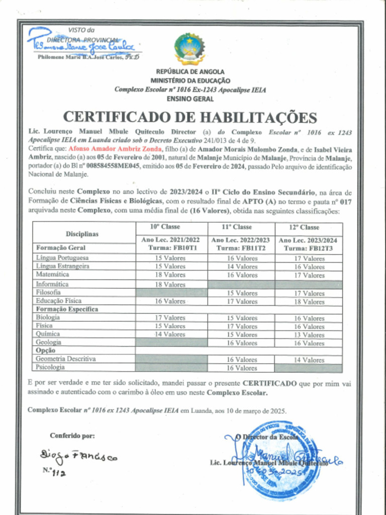 Cert. EX Mirex | PDF