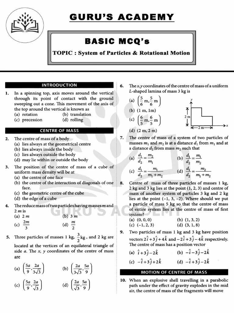 CH - 07 Rotational Motion | PDF