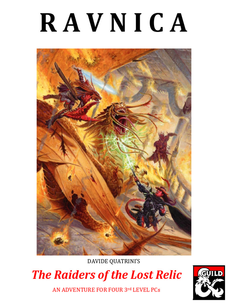 RAVNICA The Raiders of The Lost Relic | PDF | Wizards Of The Coast | Dungeons & Dragons