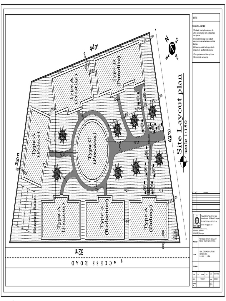 Proposed Hostel Architectural Drawings | PDF | Roof | Building Engineering