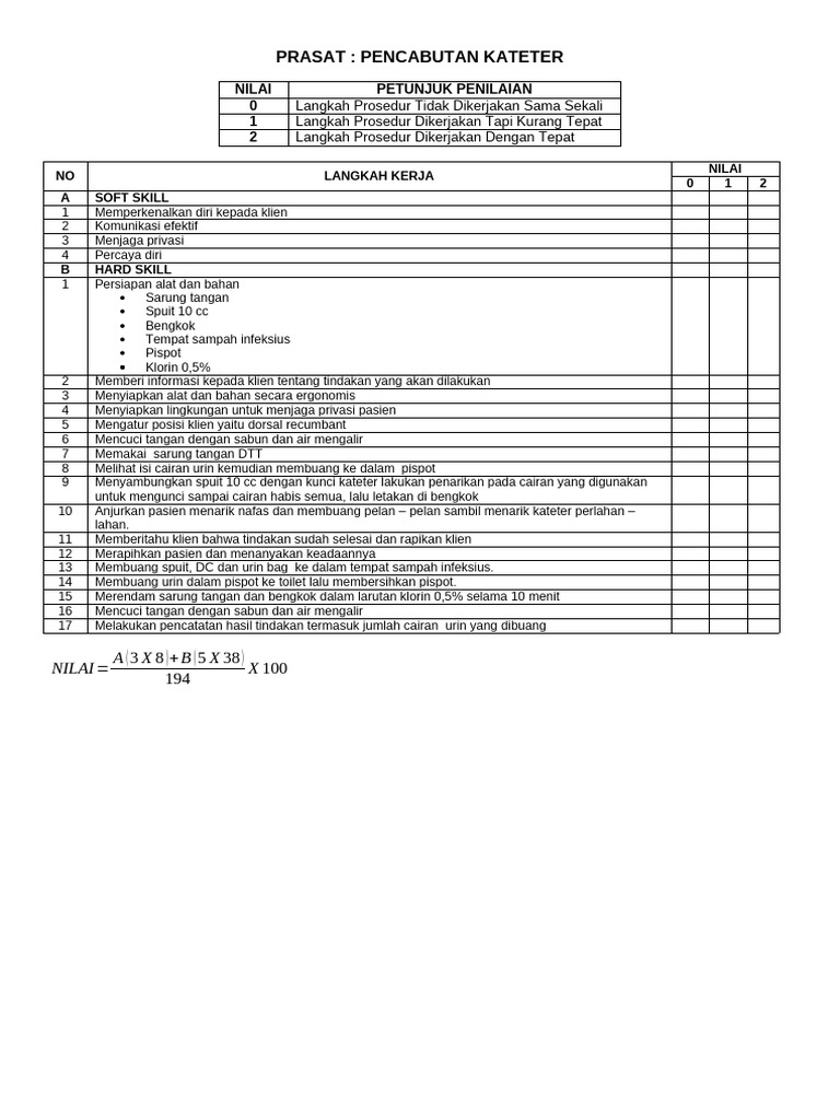 Kateter Cabut | PDF