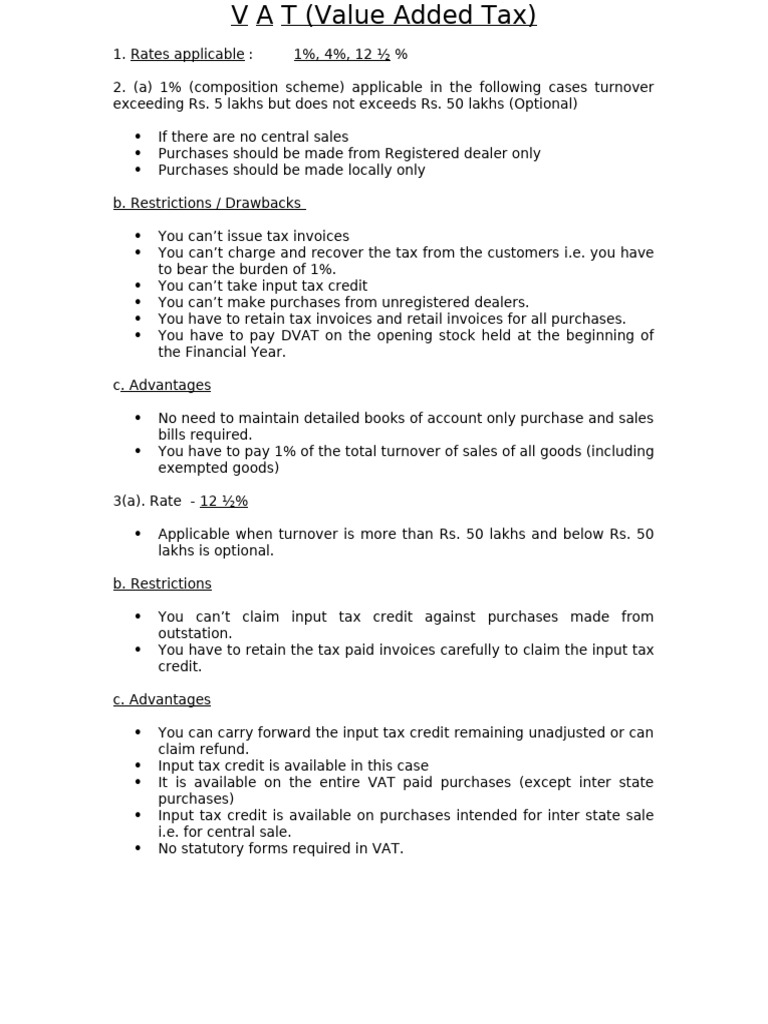 VAT | PDF