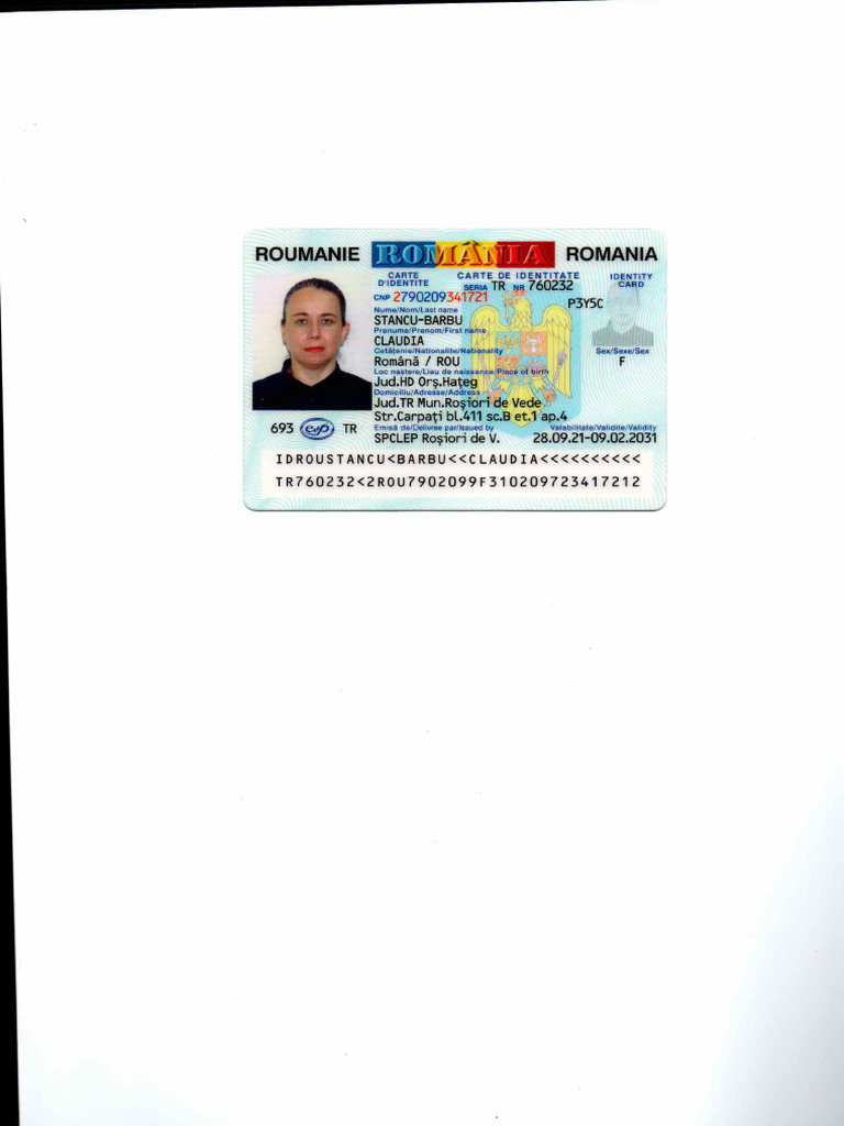 Stancu-Barbu Claudia-Dosar Personal | PDF