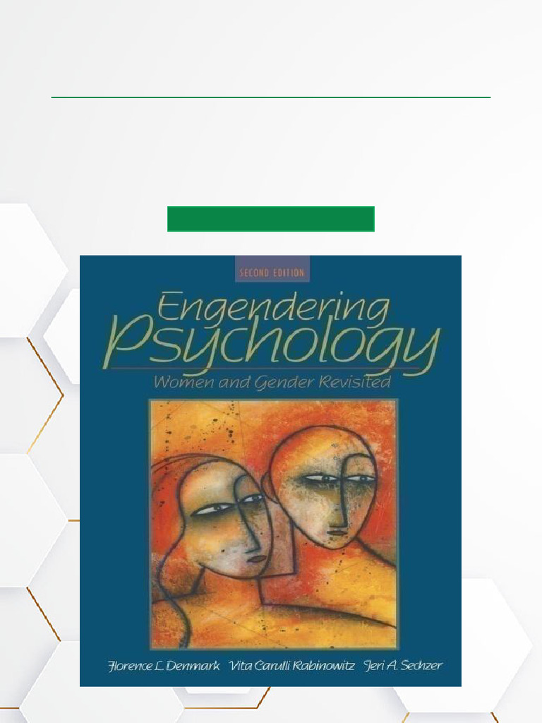 Engendering Psychology Women and Gender Revisited, 2nd Edition ISBN ...