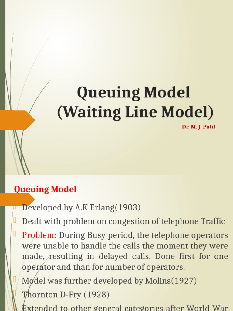 Or Queuing Model | PDF