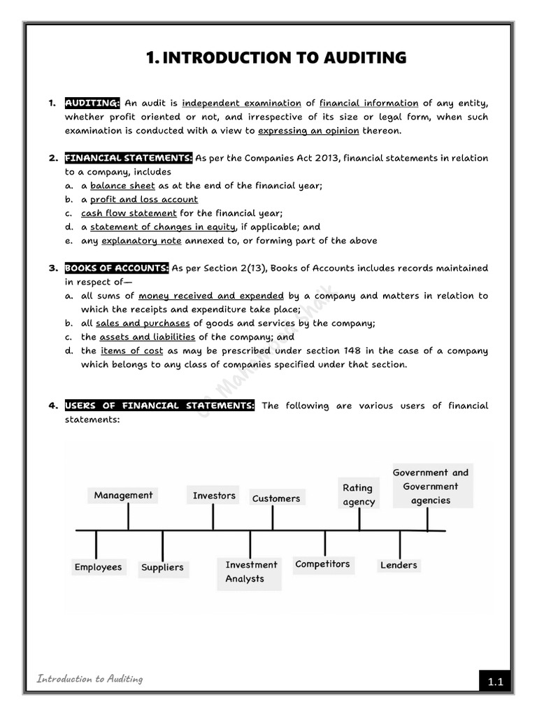 01 Introduction To Audit - A13d108c b942 4a0b 89f3 6209dbe3e900 | PDF
