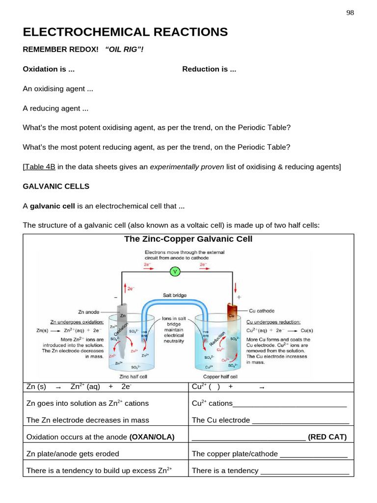 Cobalt-Silver Voltaic Cell Reactions | PDF | Redox | Electrochemistry