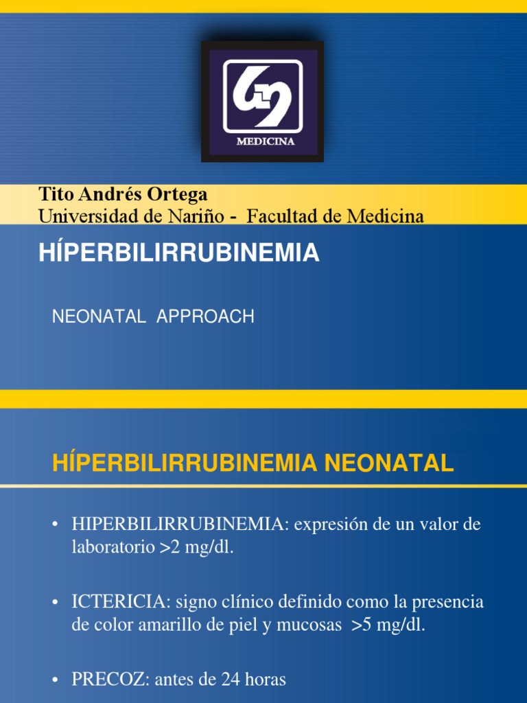 Hiperbilirrubinemia Neonatal | PDF | Especialidades Medicas | Medicina CLINICA