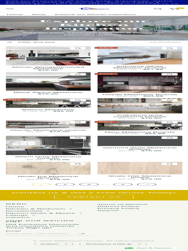 Explore Our Kitchen Inspiration - Millennium Homes | PDF