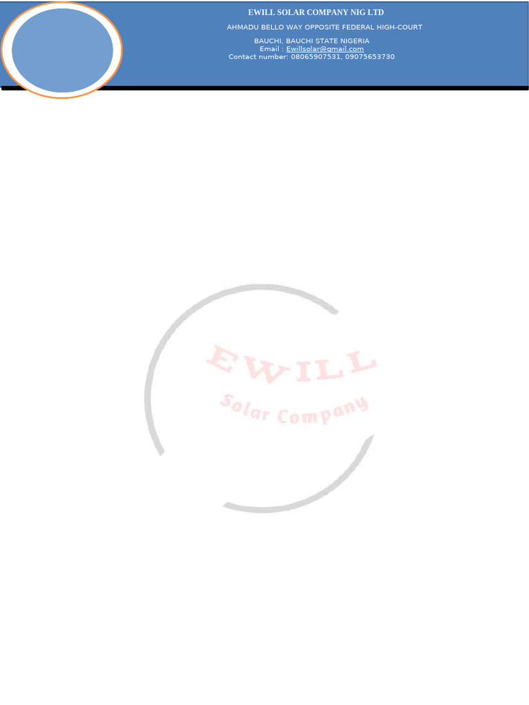 Company Letter Head | PDF