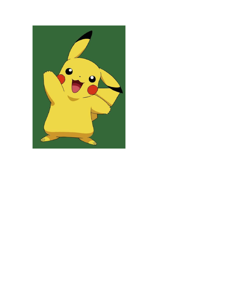 Pikachu | PDF