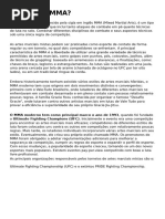 Evolução das Artes Marciais Mistas (MMA) | PDF | Artes marciais mistas ...