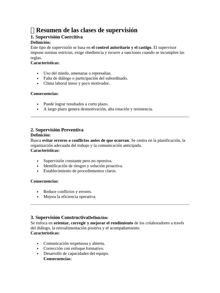 Clases de Supervisión | PDF | Liderazgo | Motivación