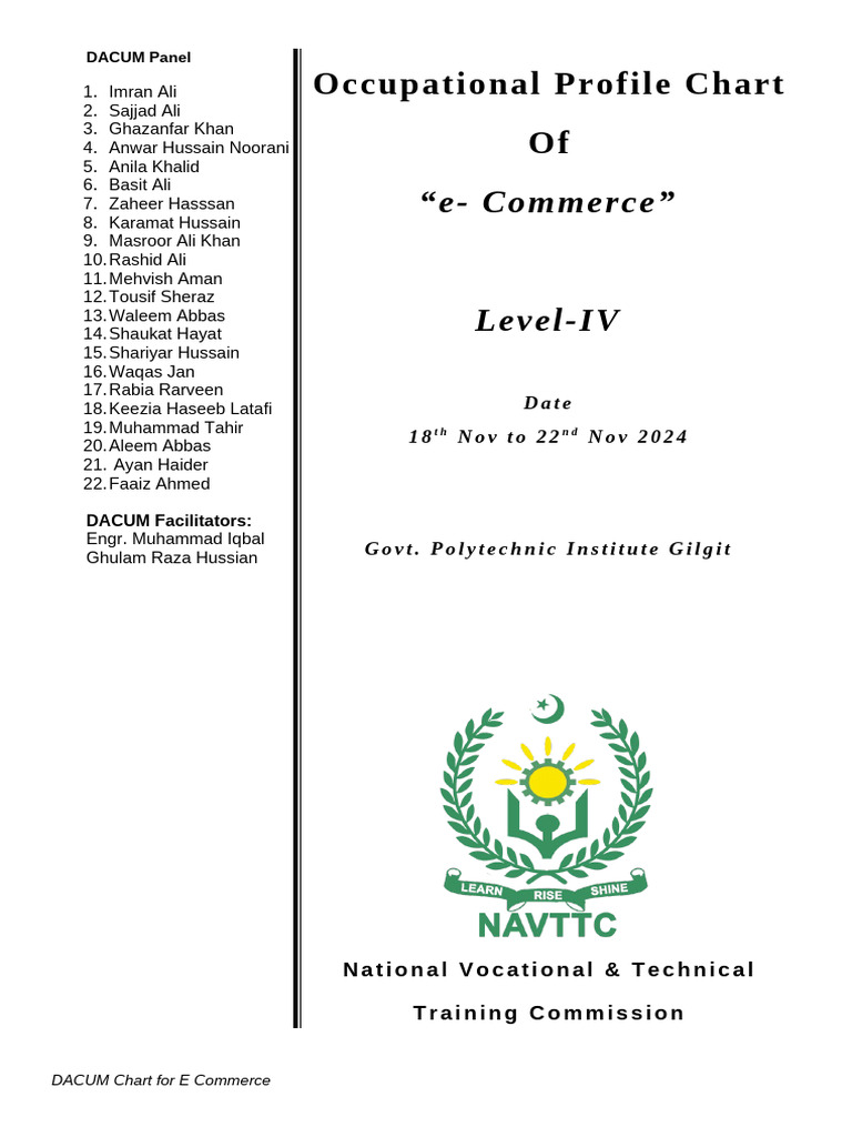 OP Chart E-Commerce Final | PDF | Analytics | E Commerce