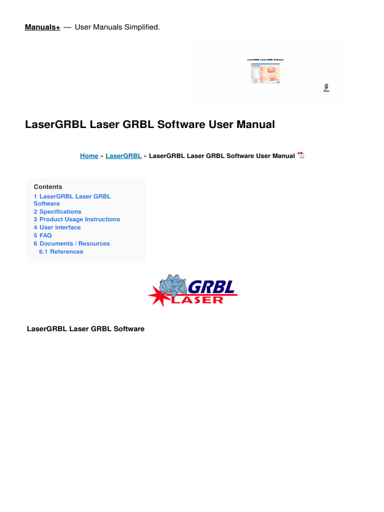 LaserGRBL Software User Manual | PDF | Component Object Model | Device ...