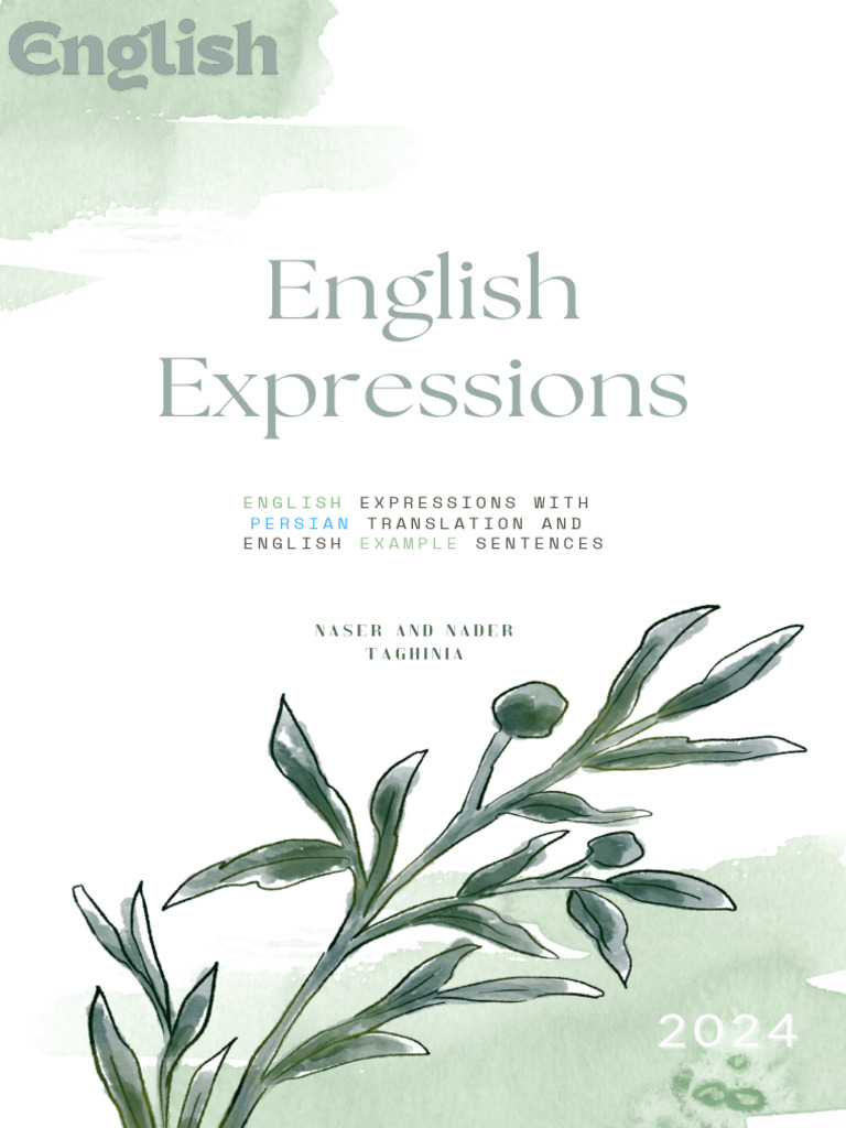 English Expresions With Persian Translation and Examaples (2024) - (24) (Naser & Nader Taghinia ...