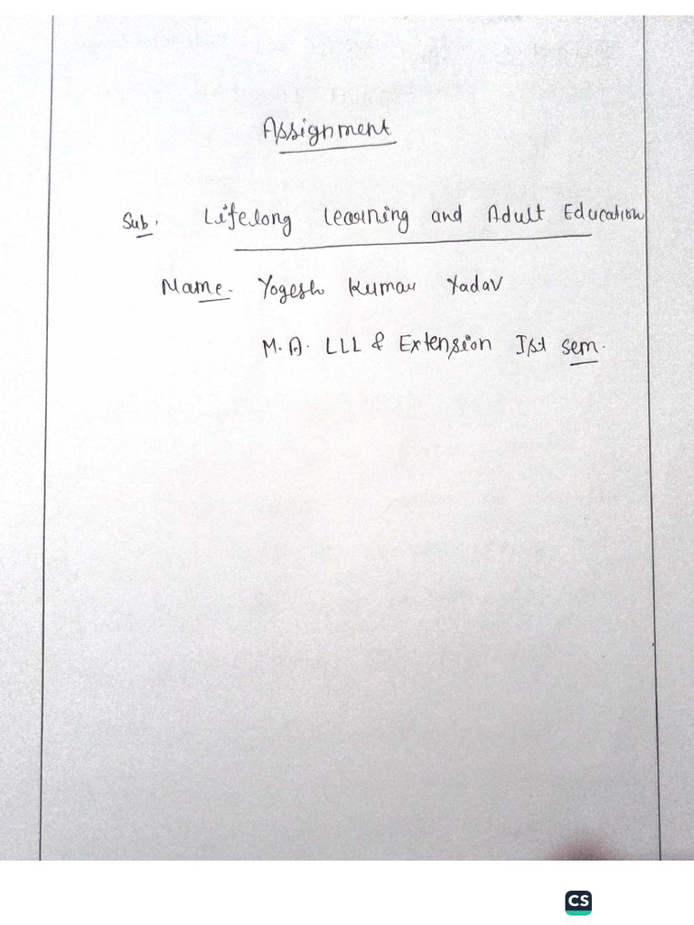 Assignment Yogesh Yadav | PDF