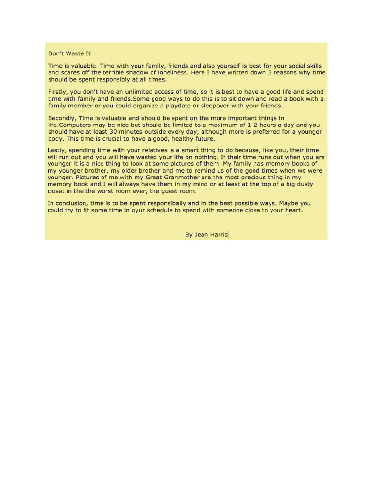 NAPLAN Practise Persuasive Text | PDF