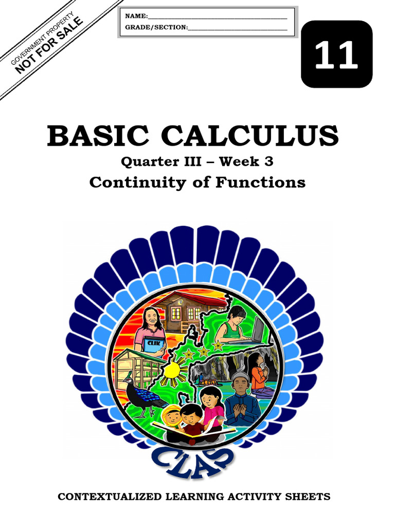 BASIC-CALCULUS_Q3_WEEK-3 | PDF | Function (Mathematics) | Continuous Function