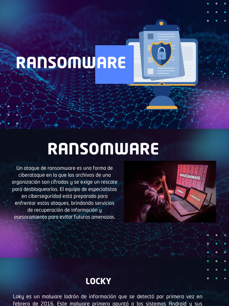 Ransomware Locky | PDF | Secuestro de datos | Malware