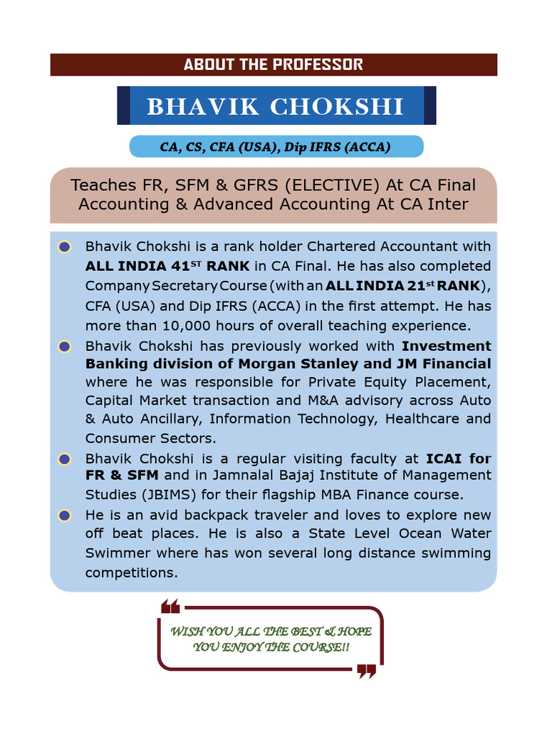 FR Shield: Concept Book by Bhavik Chokshi | PDF | Goodwill (Accounting ...