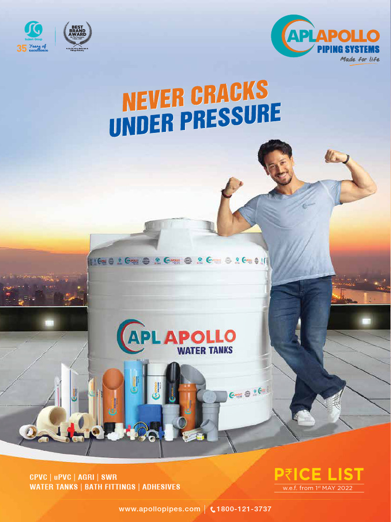 Apollo Price List Brochure Latest Final | PDF | Pipe (Fluid Conveyance ...