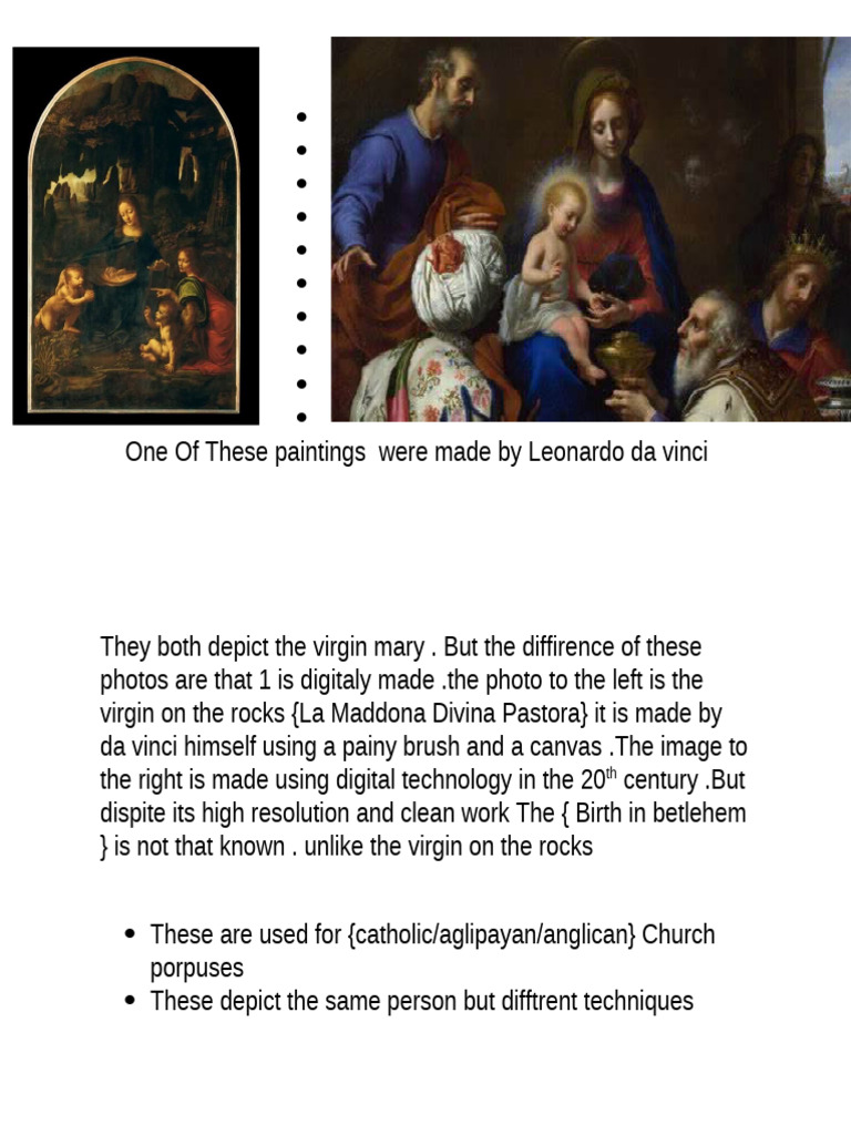 One of These Paintings Were Made by Leonardo Da Vinci | PDF