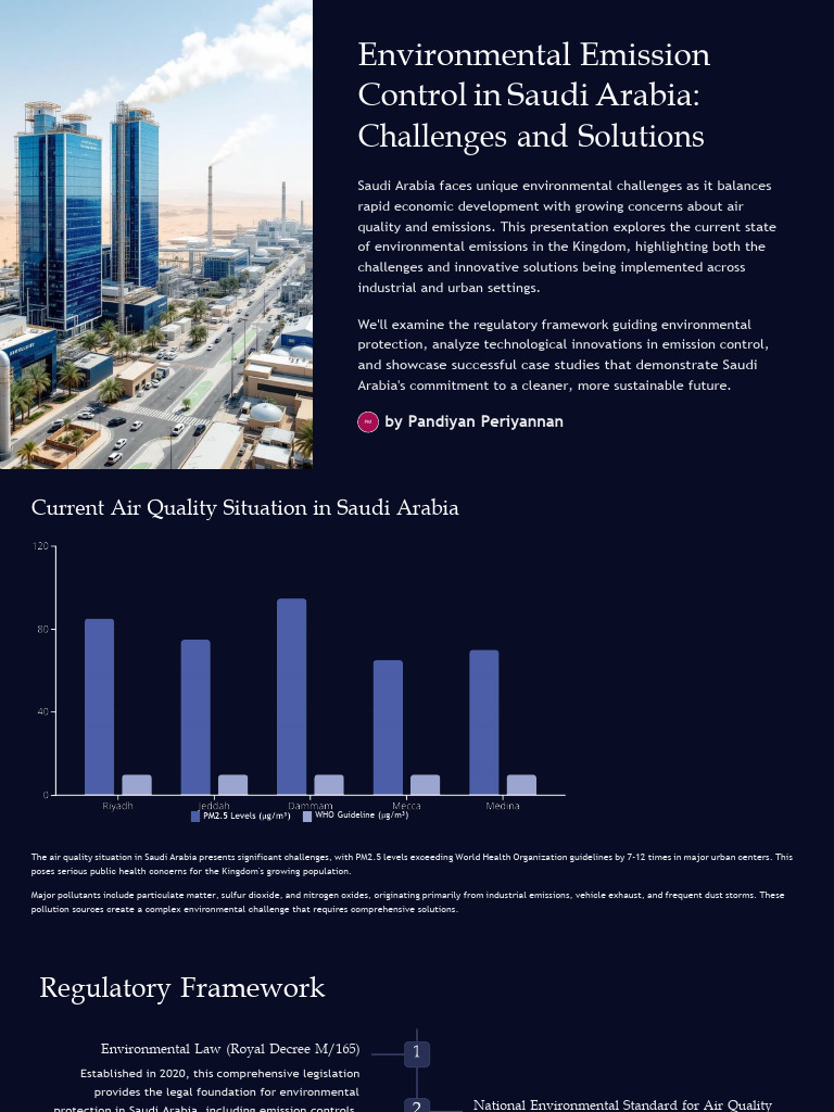 Environmental Emission Control in Saudi Arabia Challenges and Solutions ...