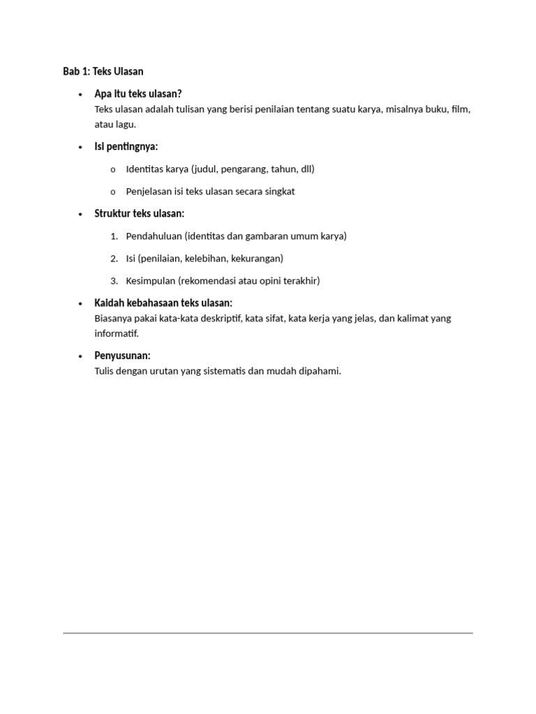 Belajar Bahasa Indo Semes 2 | PDF