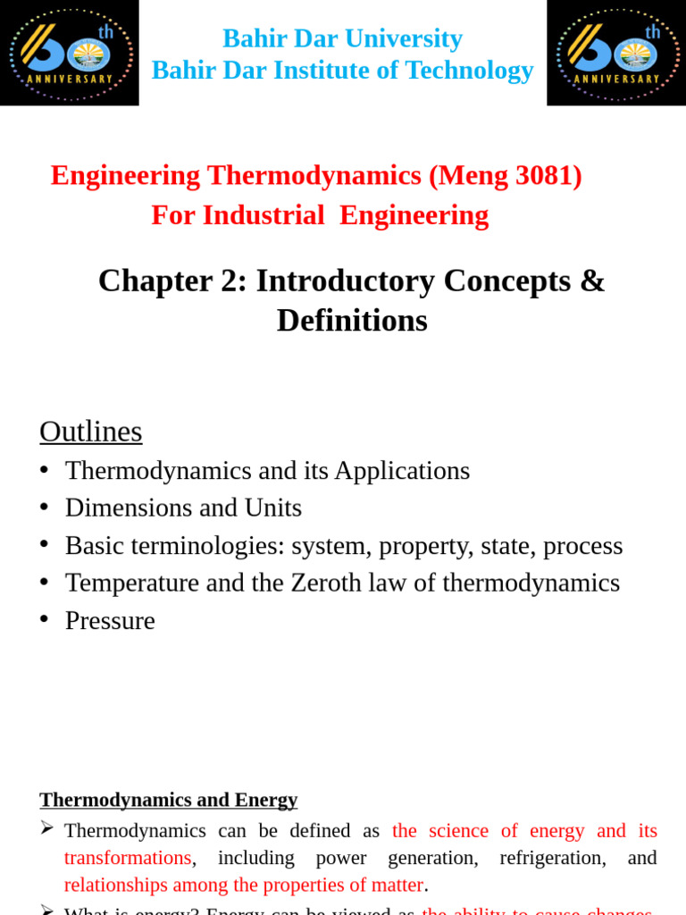 Chapter 2 Some Introductory Concepts and Definitions | PDF | Temperature | Thermodynamics