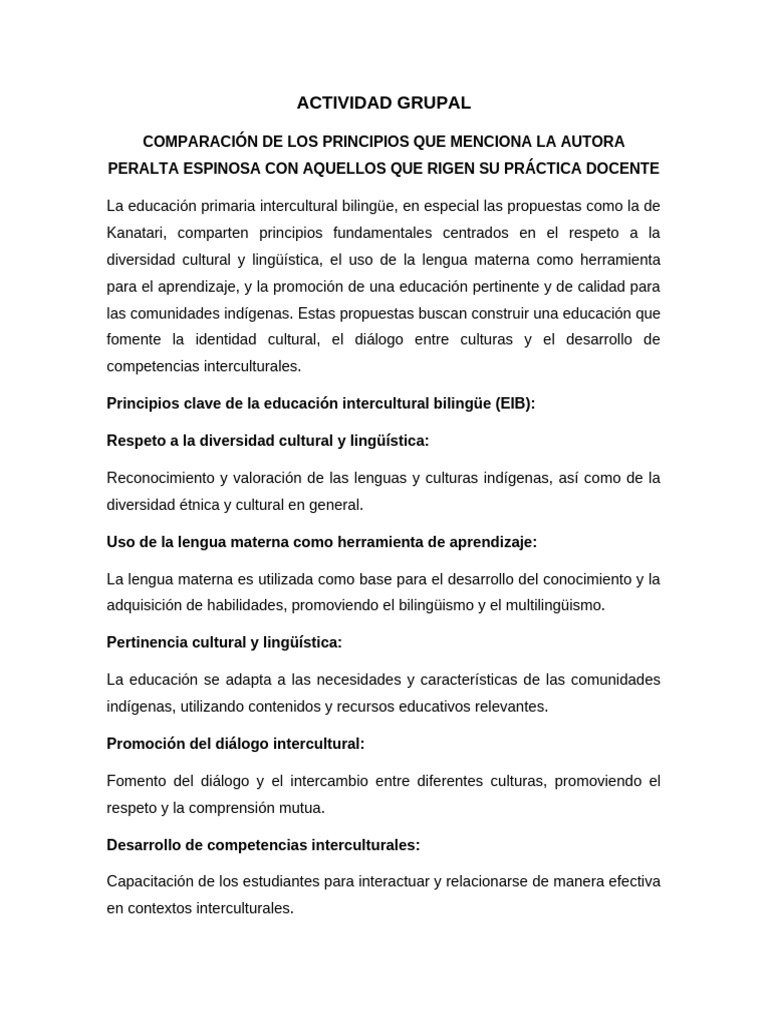 Upn Act. Grupal | PDF | Multilingüismo | Aprendizaje