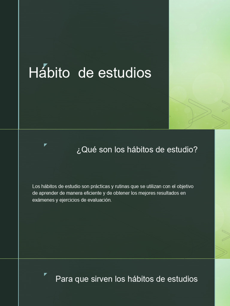 Comparto 'Hábitos de Estudios' Contigo | PDF | Aprendizaje ...