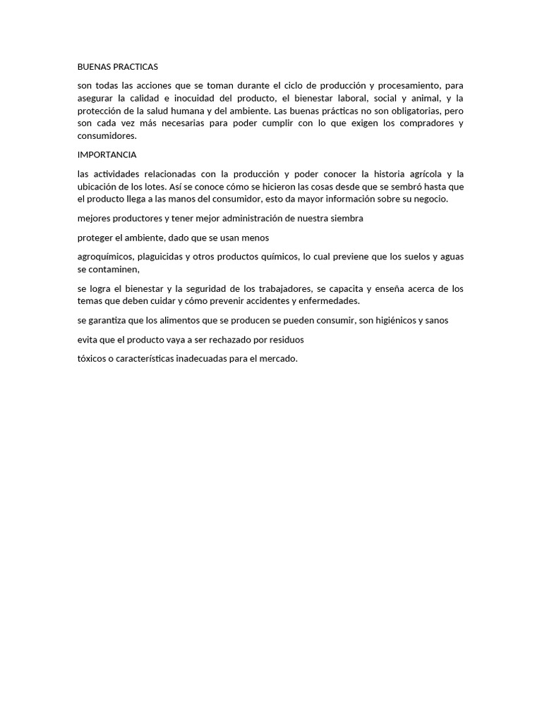 Buenas Practicas | PDF