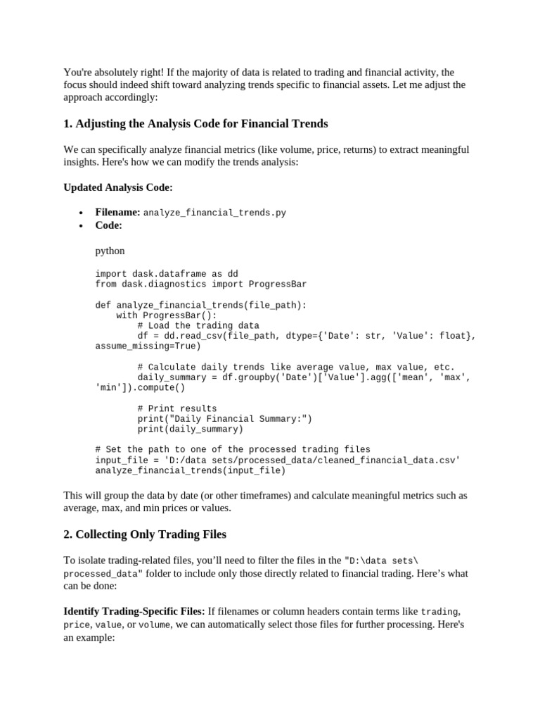 trading model plan (AutoRecovered) | PDF | Filename | Computer File