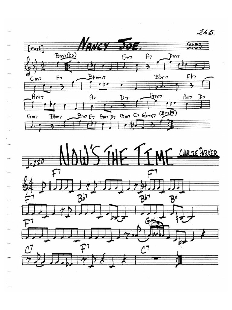 Now's The Time | PDF