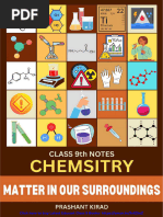 Ch 1 - Matter in Our Surroundings (Prashant Kirad) | PDF