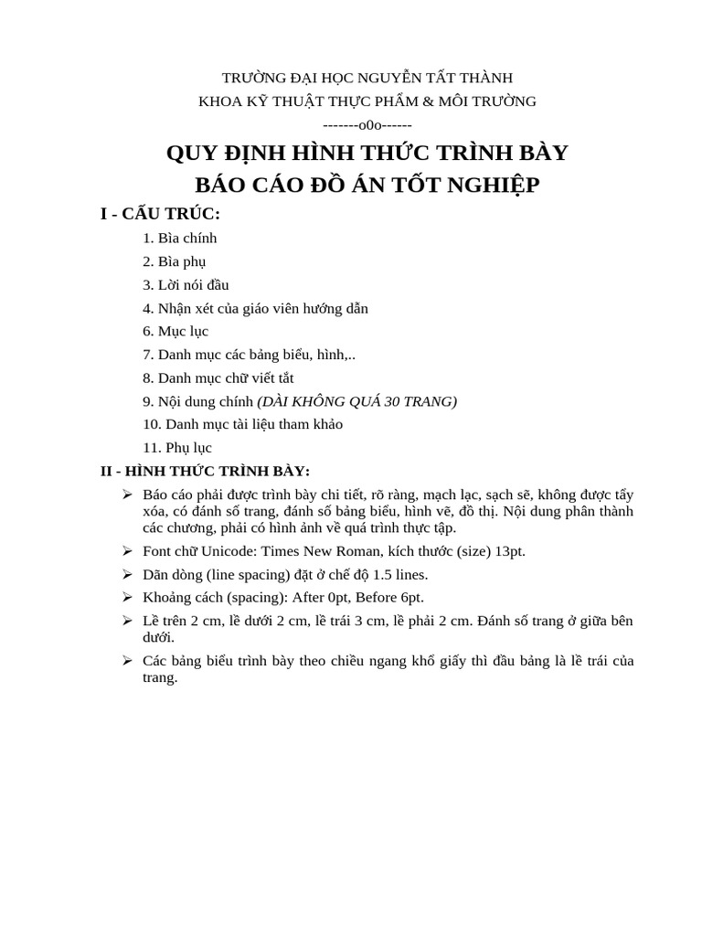 Mau Bao Cao Do an Tot Nghiep | PDF
