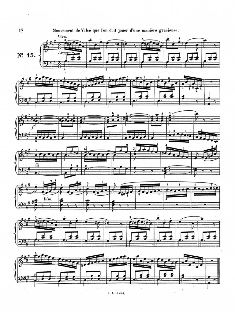Complete Score - 25 Etudes Faciles, Op.50 (Farrenc) | PDF