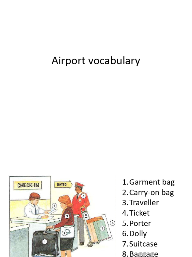 Essential Airport Vocabulary Guide | PDF