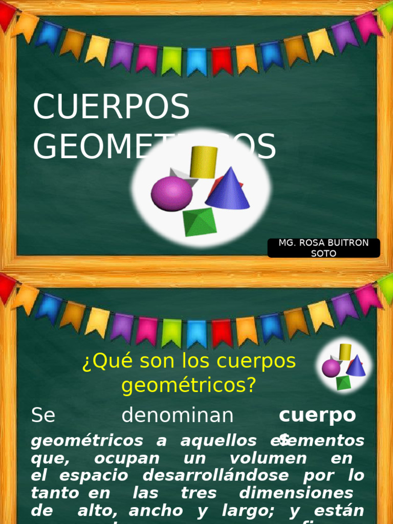 Cuerpos-Geometricos - Clase de Matematica | PDF