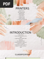Hard Copy Output Devices Explained | PDF | Printer (Computing) | Equipment