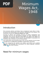 Minimum Wages Act 1948 | PDF