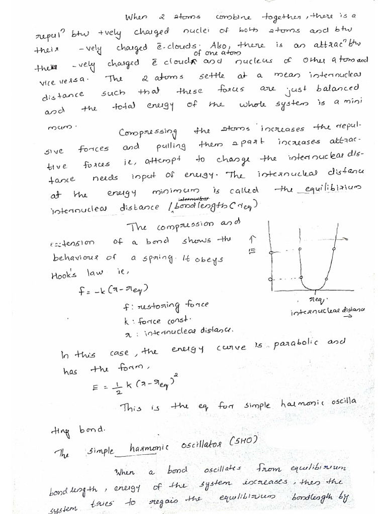 Simple Harmonic Oscillator | PDF