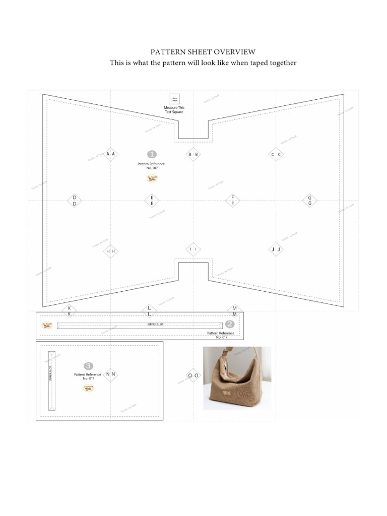Pattern Sheet Overview This Is What The Pattern Will Look Like When ...
