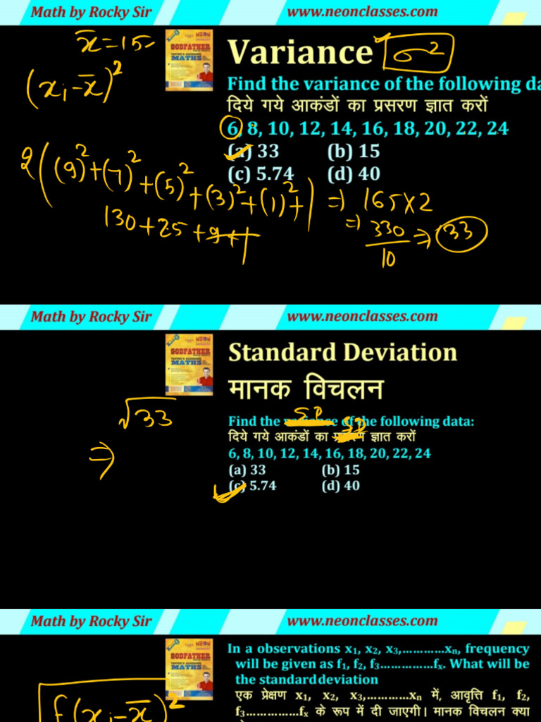 Pages From Complete STATISTICS ? Concepts, Tricks & Formulas For RRB NTPC #Railwayexam | PDF