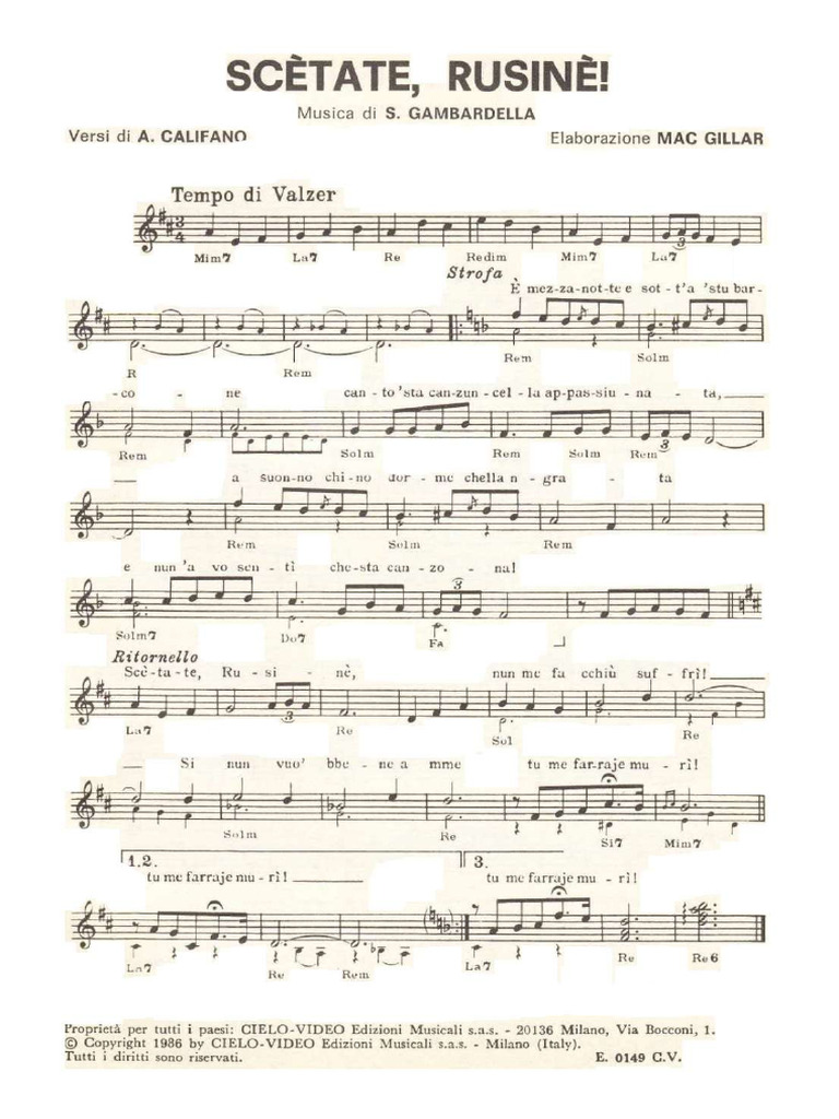 Scétate Rusinè | PDF
