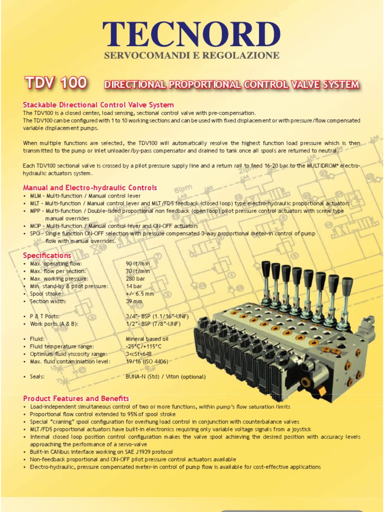 TDV 100 | PDF | Valve | Actuator
